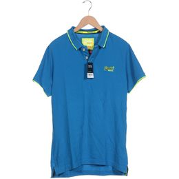 Superdry Herren Poloshirt, blau, Gr. 54