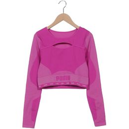 Puma Damen Langarmshirt, pink, Gr. 32