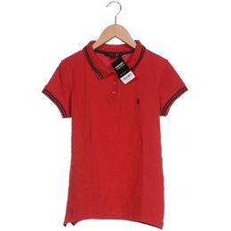 Tom Tailor Denim Damen Poloshirt, rot, Gr. 36