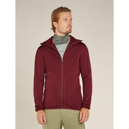 Icebreaker Merino 560 Realfleece™ Elemental Zip-Kapuzenjacke - Mann - Port - Größe S