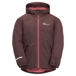 Jack Wolfskin Outdoorjacke »SNOWY DAYS JACKET K« boysenberry 128 128 Leichte, wetterfeste Isolationsjacke