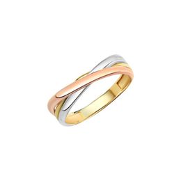 Diamonds by Ellen K. FASCINATION BY ELLEN K. Fingerring »Gold 333 dreifarbig« mehrfarbig 058 (18,5) Edler Damen-Ring aus echtem 333 Gold