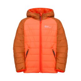 Jack Wolfskin Outdoorjacke &raquo;ZENON JACKET K&laquo; mit Kapuze fuzzy-orange 152 152 Leichte Isolationswinterjacke f&uuml;r Kinder