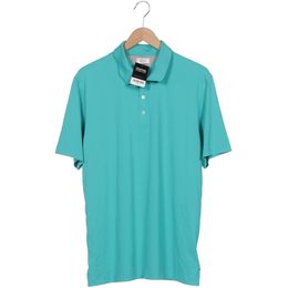 Adidas Herren Poloshirt, türkis, Gr. 48