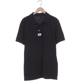 BOSS Orange Herren Poloshirt, schwarz, Gr. 56