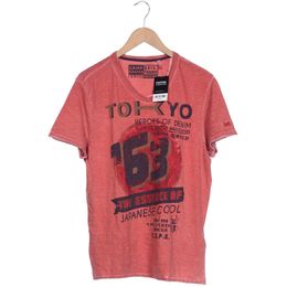 CAMP DAVID Herren T-Shirt, pink, Gr. 52