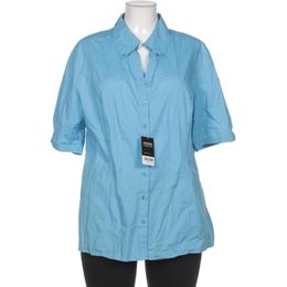 Ulla Popken Damen Bluse, blau, Gr. 46