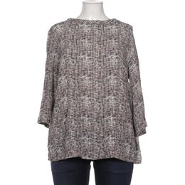 Selection by Ulla Popken Damen Bluse, grau, Gr. 46