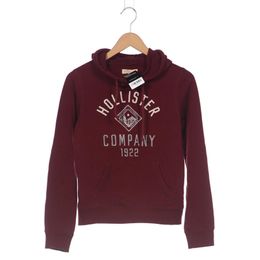 Hollister Damen Kapuzenpullover, bordeaux, Gr. 36