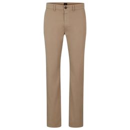 Chinohose BOSS Orange "Chino_slim" Gr. 32, Länge 32, braun (open brown246) Herren Hosen mit Gesäßtaschen