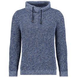 Rollkragenpullover Ragman Gr. 52, blau (blau gemustert, 980) Herren Pullover