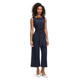 Overall Betty Barclay "Betty Barclay Jumpsuit mit Eingrifftaschen" Gr. 40, Normalgrößen, blau (dunkelblau) Damen Overalls Form