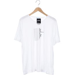 Ulla Popken Damen T-Shirt, weiß, Gr. 46