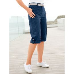 Caprihose Casual Looks Gr. 54, Normalgrößen, blau (marine) Damen Hosen