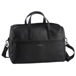 Weekender Calvin Klein "CK MUST WEEKENDER" Gr. B/H/T: 46 cm x 29 cm x 20 cm, schwarz (ck black saffiano) Damen Taschen