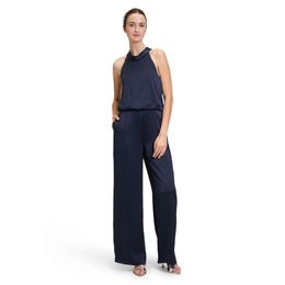 Overall Vera Mont "Vera Mont Jumpsuit mit Taschen" Gr. 34, Normalgrößen, blau (night sky) Damen Overalls Material