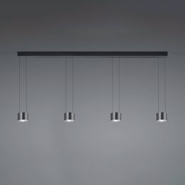 Bankamp Impulse Flex LED-Hängeleuchte 4fl. schwarz