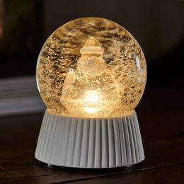 Sirius LED-Schneekugel Santa mit Schneefalleffekt