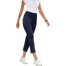 Damen 7/8-Jeans mit Jersey-Bund in softer Qualit&auml;t marine, Gr&ouml;&szlig;e 19