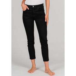 Slim-fit-Jeans Angels "ORNELLA" Gr. 44, N-Gr, schwarz (black) Damen Jeans