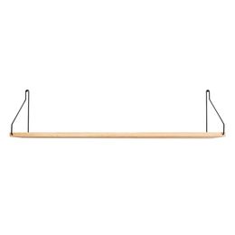 Frama - Shelf Regal 80 x 20 cm, Eiche / schwarz