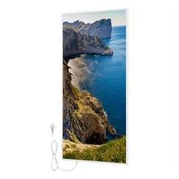 Bringer® Bild Infrarotheizung mit Rahmen - Mallorca, Spanien - 1000 / mit Smart Thermostat und App