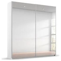 Schwebetürenschrank Rauch "Kleiderschrank Schrank Garderobe REFLECT" Schränke Gr. B/H/T: 175 cm x 210 cm x 59 cm, 2 St., weiß (alpinweiß) inkl. praktischer Innenausstattung mit viel Stauraum MADE IN GERMANY