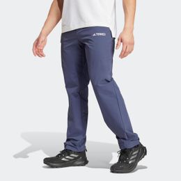 Outdoorhose adidas terrex "XPERIOR PANTS" Gr. 46, N-Gr, blau (shadow navy) Herren Hosen