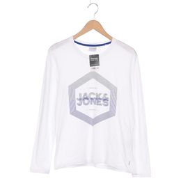 Jack & Jones Jack & Jones Herren Langarmshirt, weiß, Gr. 44