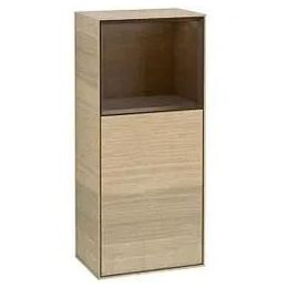 Villeroy & Boch Villeroy und Boch Finion Seitenschrank G500GNPC 41,8x93,6cm, links, Emotion, Regal oben Walnut Veneer, Oak Veneer