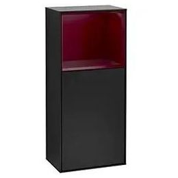 Villeroy & Boch Villeroy und Boch Finion Seitenschrank G530HBPD 41,8cm, rechts, Ladestation, Emotion, Regal Peony Matt Lacquer, Black matt lacquer