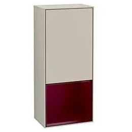 Villeroy & Boch Villeroy und Boch Finion Seitenschrank G540HBHH 41,8cm, links, Emotion, Regal unten Peony Matt, Sand Matt Lacquer