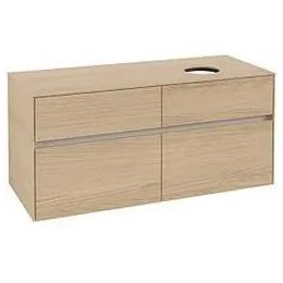 Villeroy & Boch Villeroy und Boch Collaro Waschtischunterschrank C04300VJ 120 x 54,8 x 50 cm, Waschtisch rechts, Nordic Oak