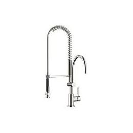 Dornbracht Tara Classic Spültisch-Einhebelmischer 33880888-06 Griffhebel rechts, Ausladung 200 mm, platin matt