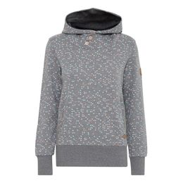oxmo Sweatshirt 'Beate' Damen Gr&ouml;&szlig;e XXL blau / grau / pink / wei&szlig;