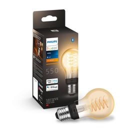 PHILIPS Hue White E27 7W Filament A60 550lm