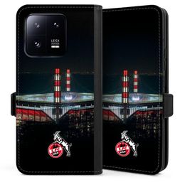DeinDesign Handyhülle 1. FC Köln Stadion Offizielles Lizenzprodukt Köln Stadion Nacht, Xiaomi 13 Hülle Handy Flip Case Wallet Cover Handytasche Leder