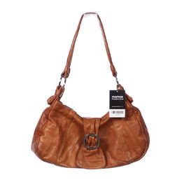 Vera Pelle Damen Handtasche, orange, Gr.