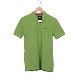 Napapijri Herren Poloshirt, grün, Gr. 48