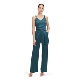 Overall Vera Mont "Vera Mont Jumpsuit ohne Arm" Gr. 42, Normalgrößen, grün (oriental green) Damen Overalls Design