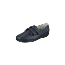 Natural Feet Damen Slipper "Kletter Frieda", Gr. 40, blau, Leder, Schuhe, aus flexiblem Hirschleder