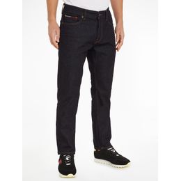 Straight-Jeans Tommy Jeans "RYAN" Gr. 31, Länge 32, blau (rinsed) Herren Jeans mit Elasthan für einen bequemen Sitz