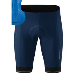 Fahrradhose Gonso "SITIVO M 0" Gr. 4XL, Normalgrößen, blau Herren Hosen Radhose mit innovativem Sitzpolsterkonzept