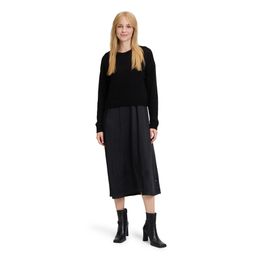 Druckkleid Vera Mont "Vera Mont Casual-Kleid zweiteilig" Gr. 42, Normalgrößen, schwarz Damen Kleider Materialmix