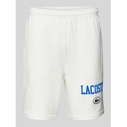 Lacoste Sweatshorts mit Label-Print