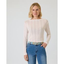 NYLAH by Franzi Knuppe Langarmshirt mit Struktur