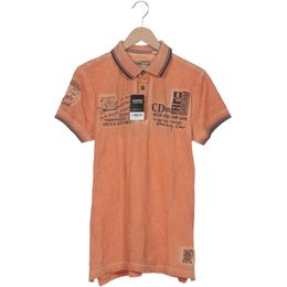 CAMP DAVID Herren Poloshirt, orange, Gr. 48