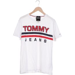 Tommy Jeans Herren T-Shirt, weiß, Gr. 48