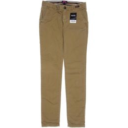 Superdry Damen Stoffhose, beige, Gr. 0