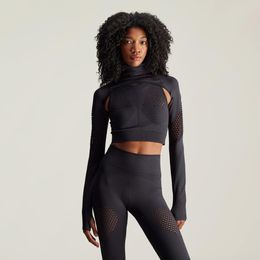 Adidas by Stella McCartney TrueStrength Knit Yoga Crop-Top